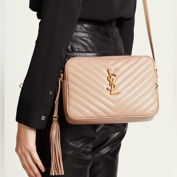 Yves Saint Laurent | Bags | Ysl Lou Camera Bag Dark Beige Leather Elegant Versatile | Poshmark